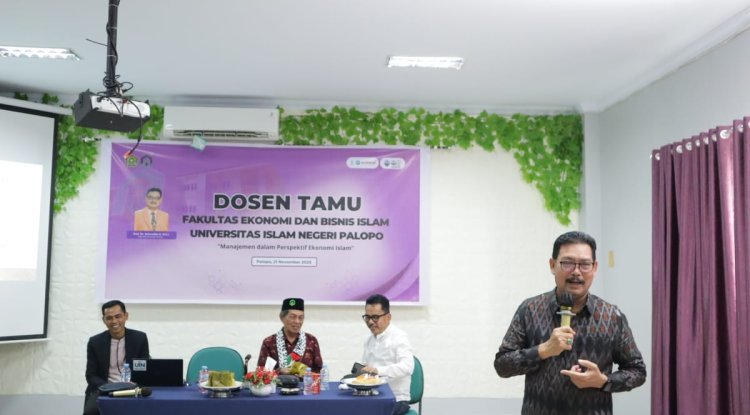 Hadirkan Dekan UINAM, FEBI UIN Palopo Bahas Manajemen Perspektif Islam ...